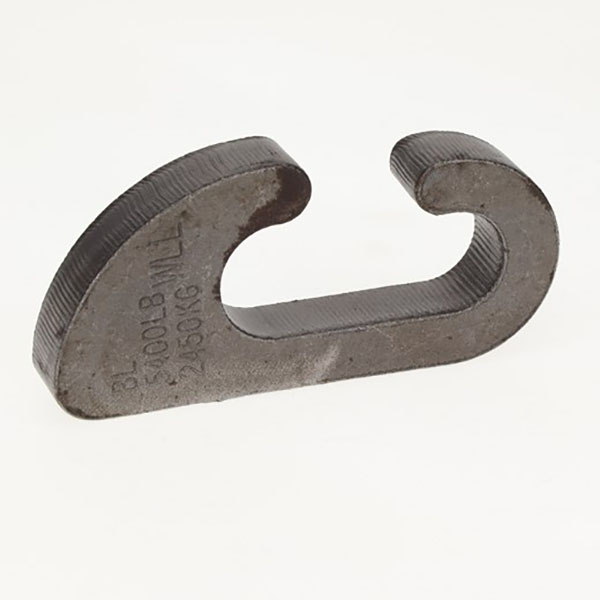 H-2 Hook Weld on for flatbed, Accepts web loops, D-Rings, cable or rope ...