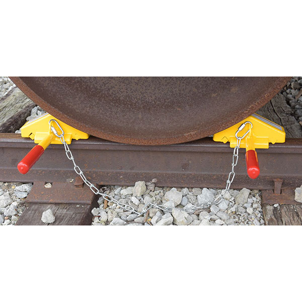 Single Rail Chock W/ Single Rail Chock|Parallel Industrial