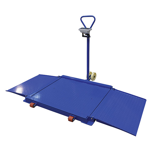 Portable Diamond Plate Scale 78Lx60Wx2H|Parallel Industrial