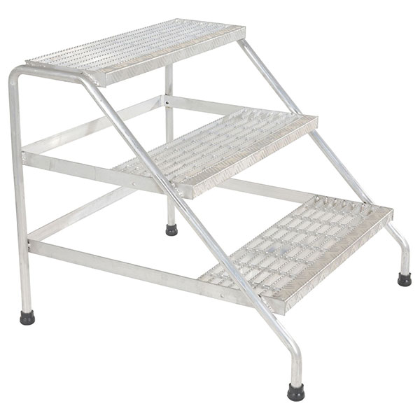 Aluminum Industrial Step Stands|Parallel Industrial
