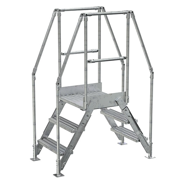 Cross over ladders steel or aluminum|Parallel Industrial